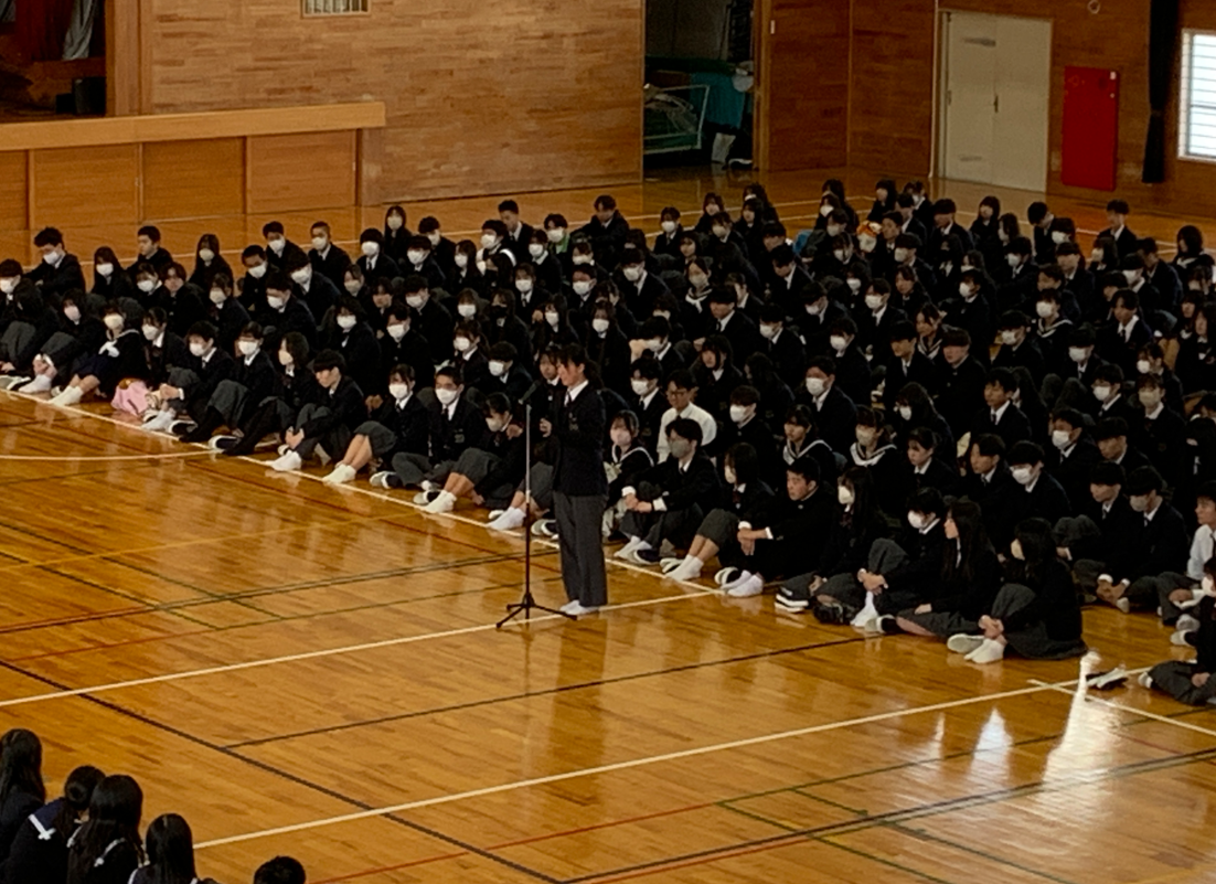 大学入試共通テスト激励会（R8.1.15） - 高知県立中村高等学校